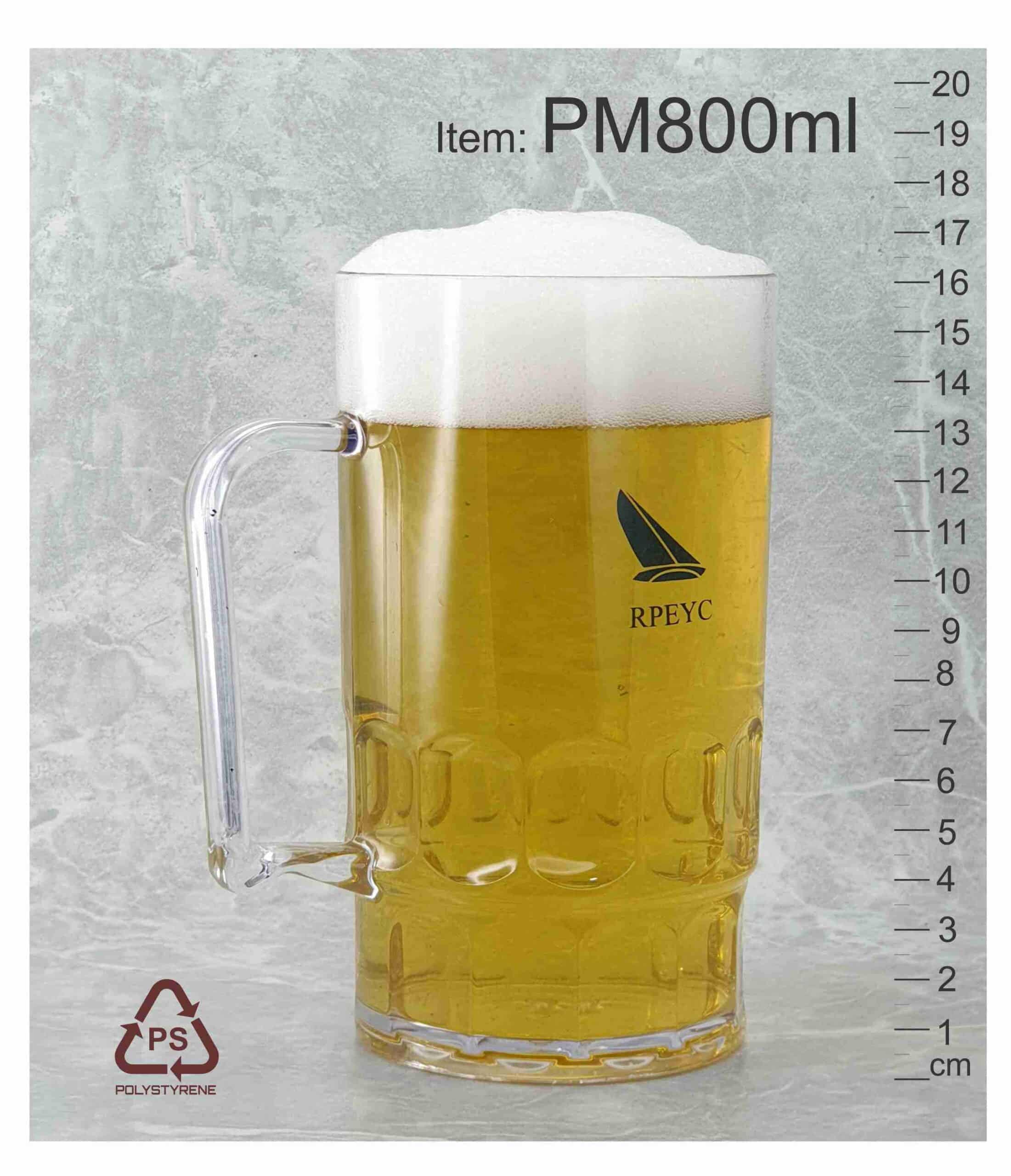 Large Plastic Mug PS800ml | Personalised Glasses